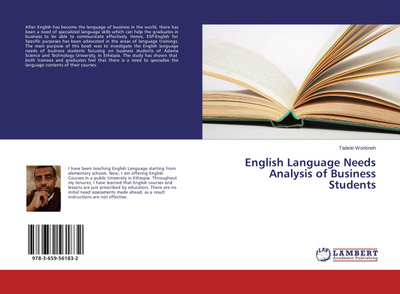 Характеристики English Language Needs Analysis of Business Students ...