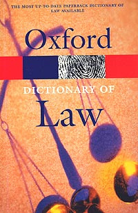 Oxford Dictionary of Law купить на OZON по низкой цене (2609542639)