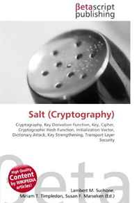 Salt (Cryptography): Cryptography, Key Derivation Function, Key, Cipher ...