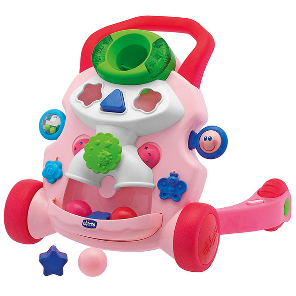 Chicco Игровой центр-каталка Ходунки 2 в 1 цвет розовый - купить с ...