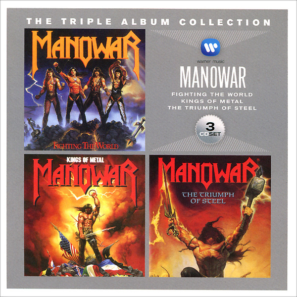 CD MANOWAR, The Triple Album Collection, 3 CD (Reissue Box Set ...