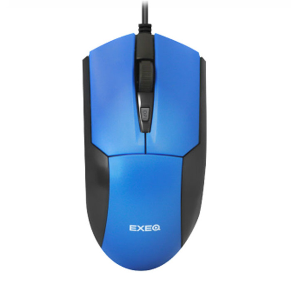 Мышь проводная EXEQ проводная MM-303 , голубой,MM-303 BU купить c доставкой на OZON по низкой ...