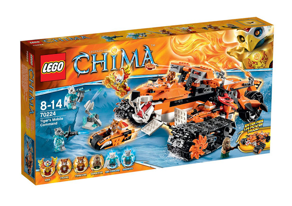 Конструктор LEGO Chima 70224 Передвижной командный пункт тигров ...