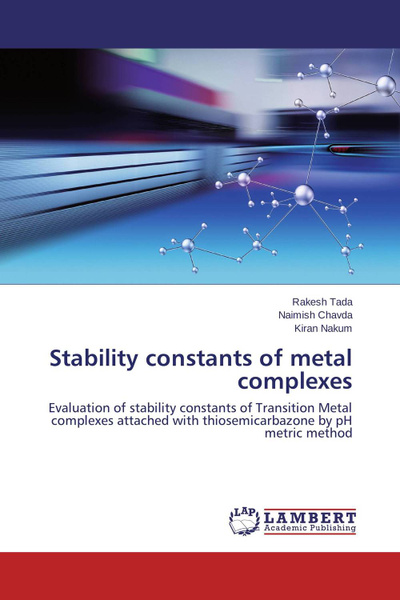 Stability constants of metal complexes купить на OZON по низкой цене ...