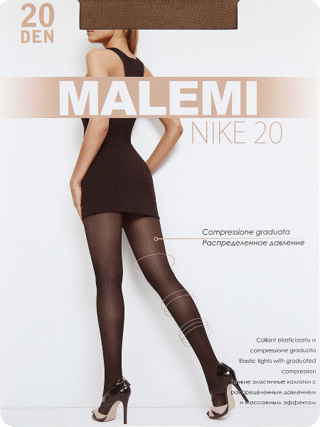 Колготки Malemi Nike, 20 ден - купить с доставкой по выгодным ценам в интернет-магазине OZON ...