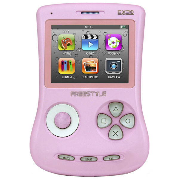 Игровая консоль EXEQ FreeStyle 2,7" (розовая) купить на OZON по низкой цене (33061386)