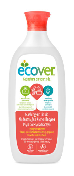 Экологическая жидкость для мытья посуды "Ecover", с грейпфрутом и зеленым чаем, 500 мл - купить ...