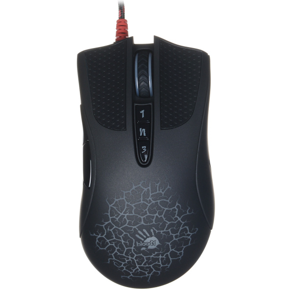 Игровая мышь проводная A4Tech A4 Bloody AL90 Blazing черный лазерная ...