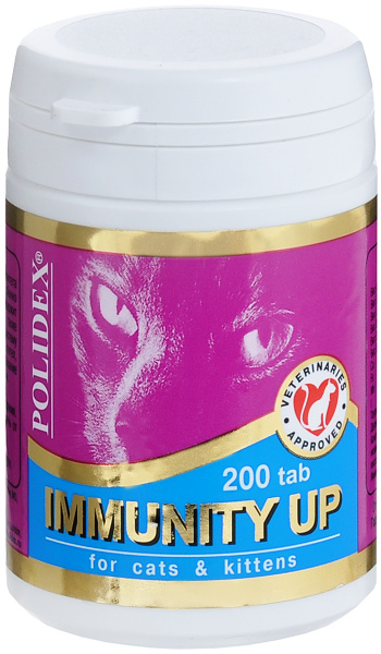 Витамины для кошек Polidex Immunity Up, 200 шт - купить с доставкой по выгодным ценам в интернет ...