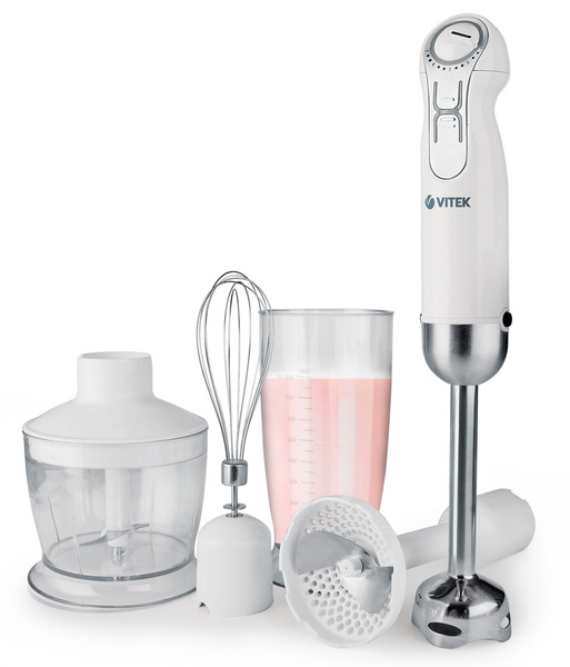Блендер погружной Vitek VT-1469, 800 Вт, 5 скоростей, белый купить на OZON по низкой цене ...