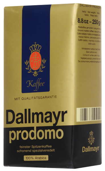 Dallmayr Prodomo кофе молотый, 250 г - купить с доставкой по выгодным ...