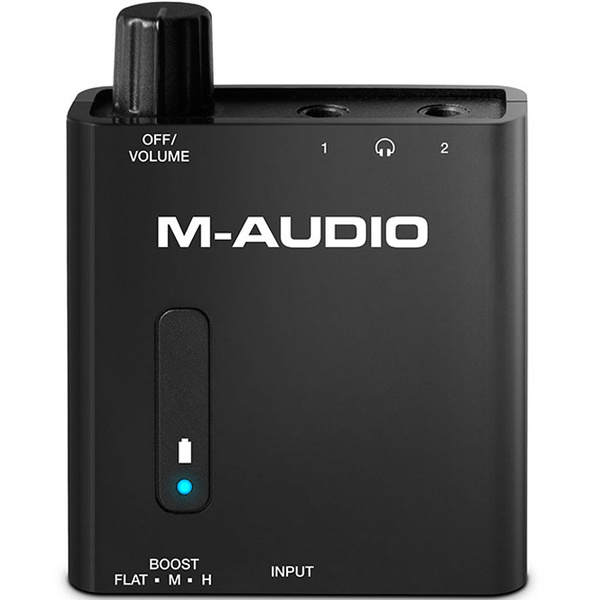 M-Audio Bass Traveler, Black портативный усилитель для наушников ...
