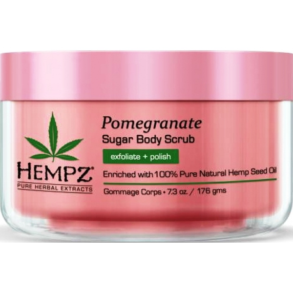 Hempz Скраб для тела сахар и ганат Sugar and Pomegranate Body Scrub 176 ...