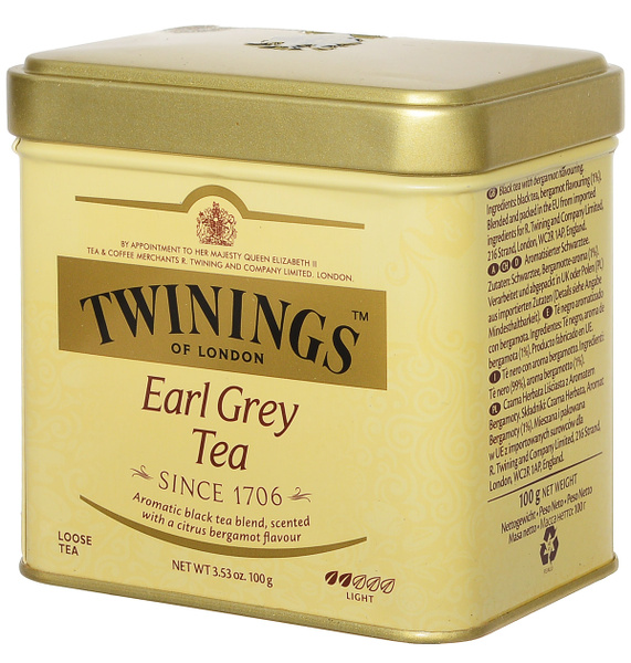 Чай листовой черный Twinings Earl Grey Tea, 100 г - купить с доставкой ...