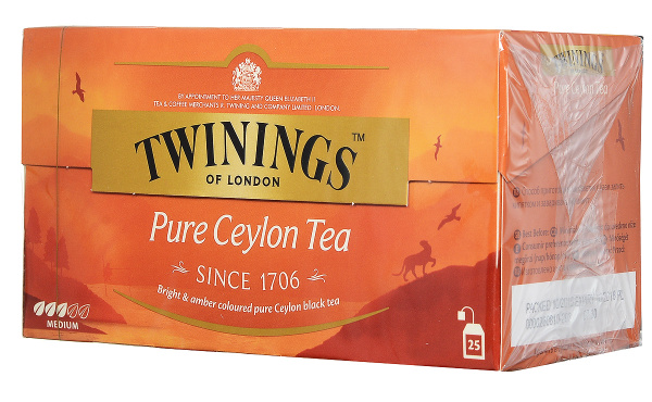 Twinings Pure Ceylon Tea черный чай в пакетиках, 25 шт - купить с ...