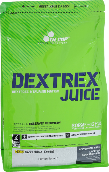 Углеводный энергетик Olimp "Dextrex Juice", лимон, 1000 грамм - купить ...