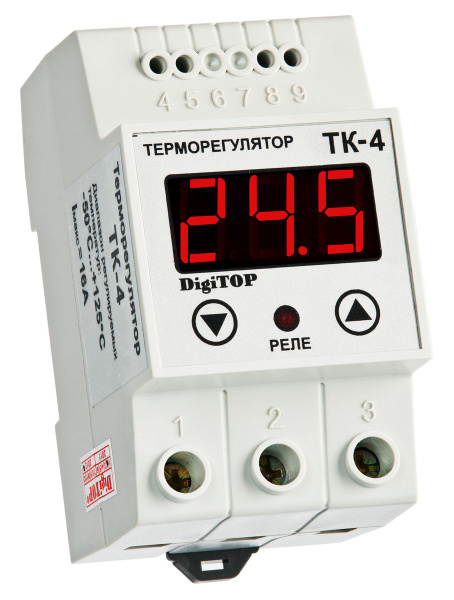 DigiTOP Терморегулятор/термостат, белый купить на OZON по низкой цене (137703827)