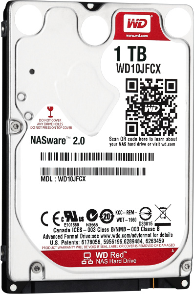 1 ТБ Внутренний жесткий диск Western Digital Red WD10JFCX (WD10JFCX ...
