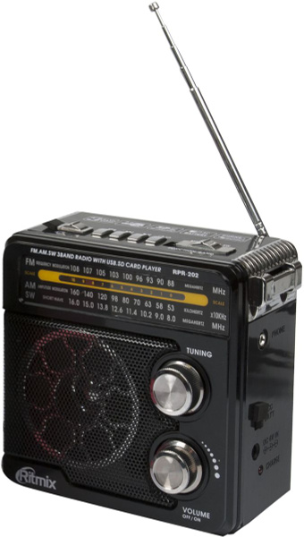 Радиоприемник Ritmix RPR-202 купить по низкой цене с доставкой в интернет-магазине OZON (157931312)