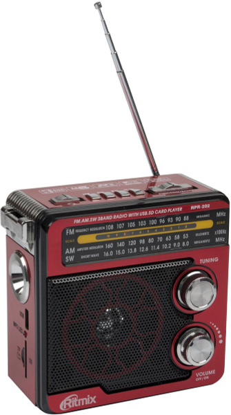Радиоприемник Ritmix RPR-202 купить по низкой цене с доставкой в интернет-магазине OZON (157931314)