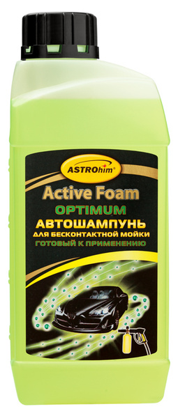 Автошампунь ASTROhim Шампунь автомобильный ASTROhim "OPTIMUM", для бесконтактной мойки, 1 л ...