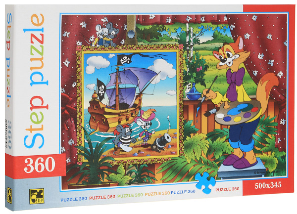 Step Puzzle Пазл Кот Леопольд 73020 - купить с доставкой по выгодным ...