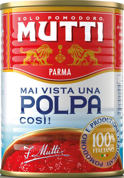 Mutti Томаты мелконарезаные, 400 г - купить с доставкой по выгодным ...