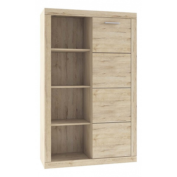 Стеллаж комбинированный Oskar 1D, 92,1х35,1х149 см, Анрекс купить c доставкой на OZON по низкой ...