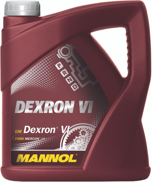 Масло трансмиссионное MANNOL "Dexron VI", синтетическое, 4 л, 8207 ...