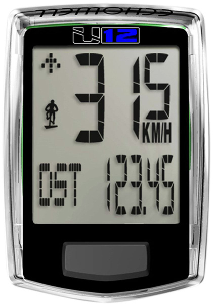 Велокомпьютер Echowell "U12", 12 функций, цвет: черный - купить с доставкой по выгодным ценам в ...