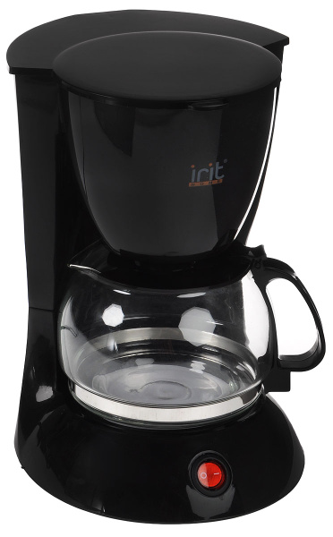 IRIT Кофеварка капельная IR-5051, черный - купить с доставкой по выгодным ценам в интернет ...