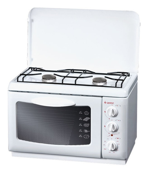 Gefest настольная плита 120 К19, белый - купить с доставкой по выгодным ценам в интернет ...