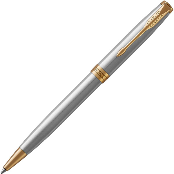 Ручка шариковая Parker Sonnet Core Stainless Steel GT, M, чернила ...