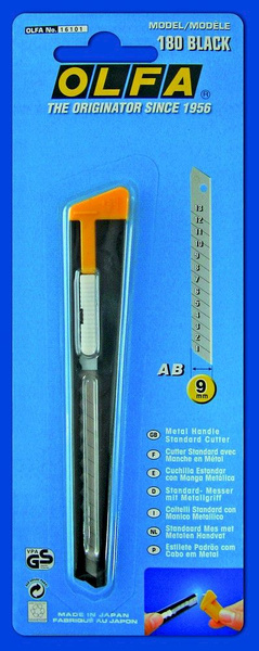 Нож универсальный "Olfa". 180-BLACK - купить с доставкой по выгодным ценам в интернет-магазине ...