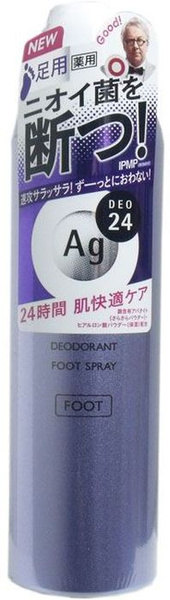 Shiseido "Ag Deo24" Спрей дезодорант-антиперспирант для ног с ионами ...