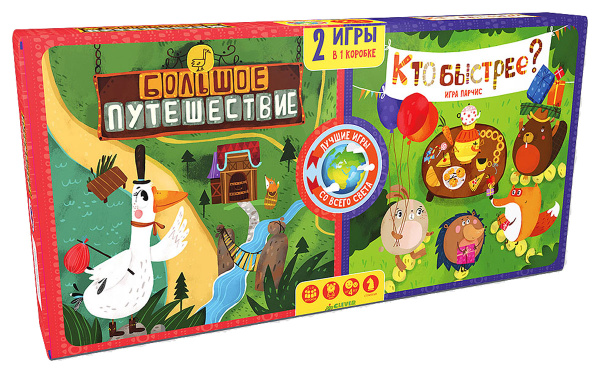 Clever Настольная игра Большое путешествие Кто быстрее? купить на OZON ...