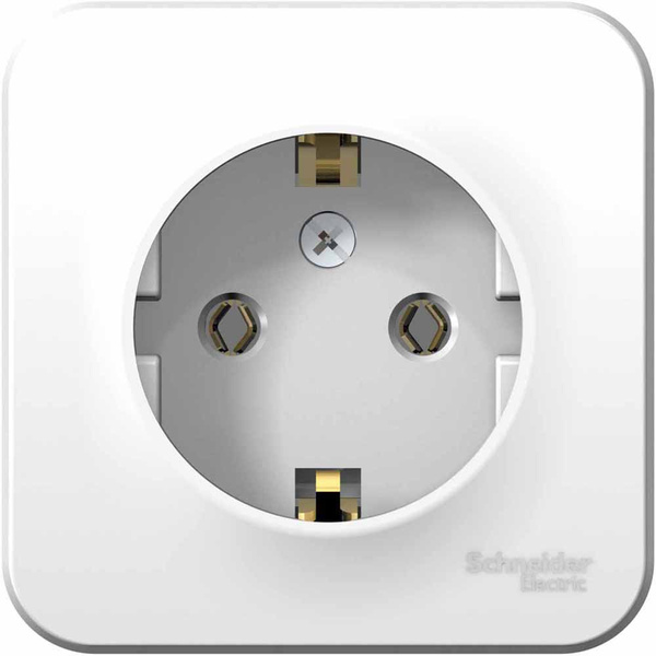 Евророзетка Schneider Electric Blanca, с заземлением, без шторок, изол ...