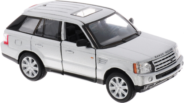 Kinsmart Модель автомобиля Range Rover цвет серебристый - купить с ...