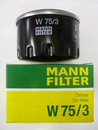 Фильтр масляный MANN FILTER W753 - купить по выгодным ценам в интернет-магазине OZON (179911900)