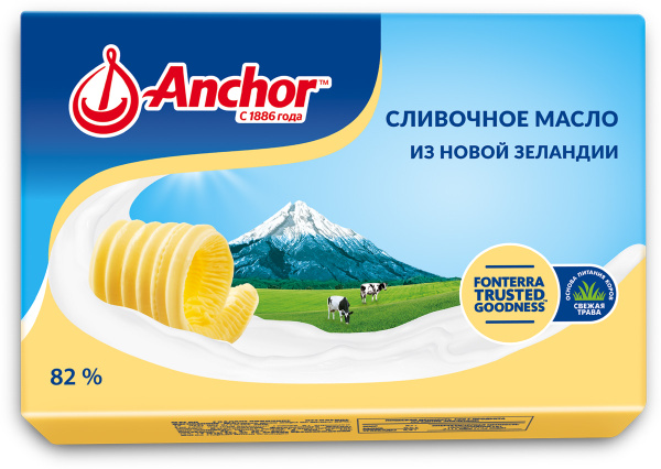 Anchor Масло сливочное 82%, 400 г - купить с доставкой по выгодным ...