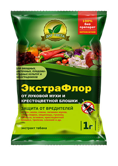 Средство от вредителей ЭкстраФлор От луковой мухи и крестоцветной ...