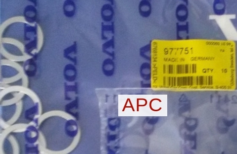 Прокладка сливной пробки поддона VOLVO. 977751 - Volvo - купить по ...