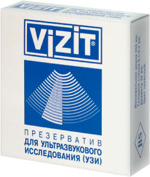 VIZIT Презервативы для УЗИ, 1 шт - купить с доставкой по выгодным ценам ...