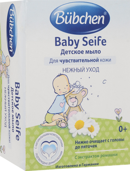 Bubchen Детское мыло, с ромашкой, 125 г - купить с доставкой по ...