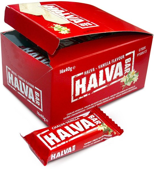 Halva Bar Haitoglou Bros Халва кунжутная батончик ванильный, 40 г ...