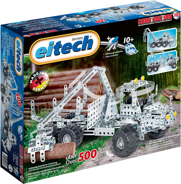 Конструктор металлический Eitech, Лесовоз - купить с доставкой по выгодным ценам в интернет ...