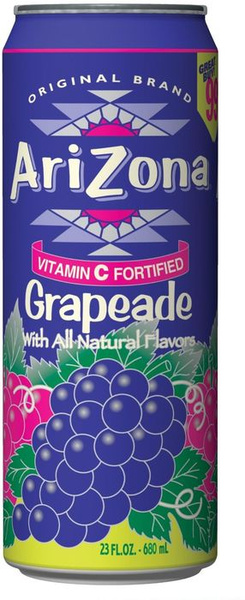 AriZona Grapeade напиток негазированный, 680 мл - купить с доставкой по ...