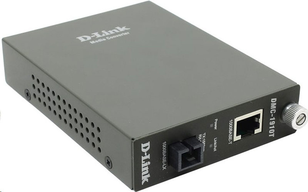 WDM Медиаконвертер D-Link DMC-1910T LX/SC(ТХ:1550нм; RX:1310нм)для ...