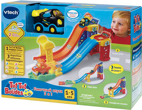 Vtech Бип-Бип Toot-Toot Drivers Гоночный спуск 2 в 1 - купить с доставкой по выгодным ценам в ...