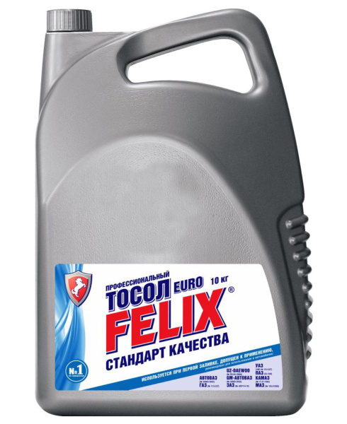 Антифриз FELIX Euro, Готовый раствор купить по выгодной цене в интернет-магазине OZON (981794256)